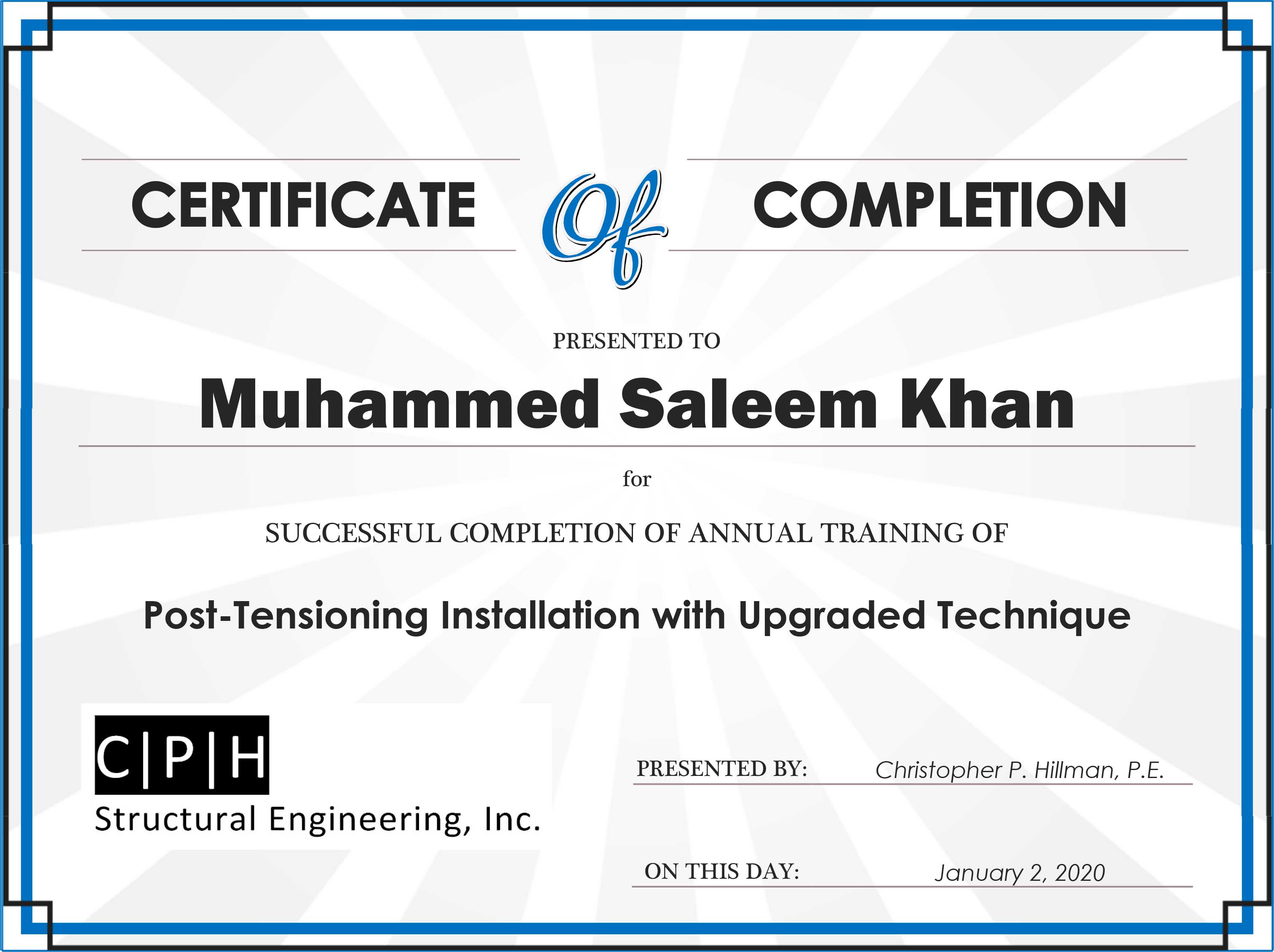 Certification - Titanium Engineering PVT LTD
